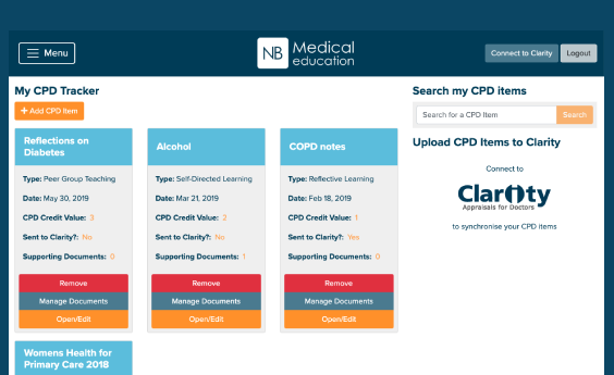 NB Medical Dashboard